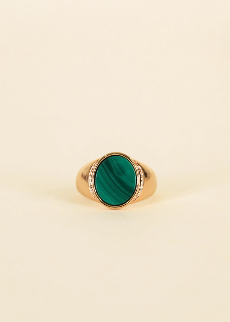 Malachite Signet Ring – The Terracotta Room